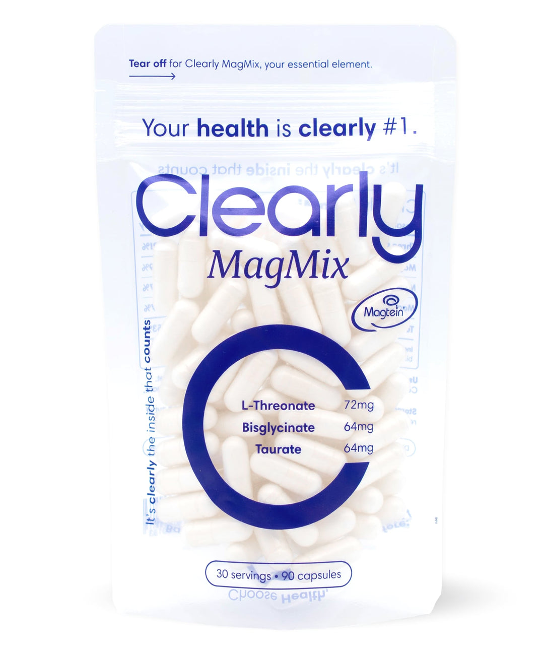 Clearly: Your health is clearly #1.