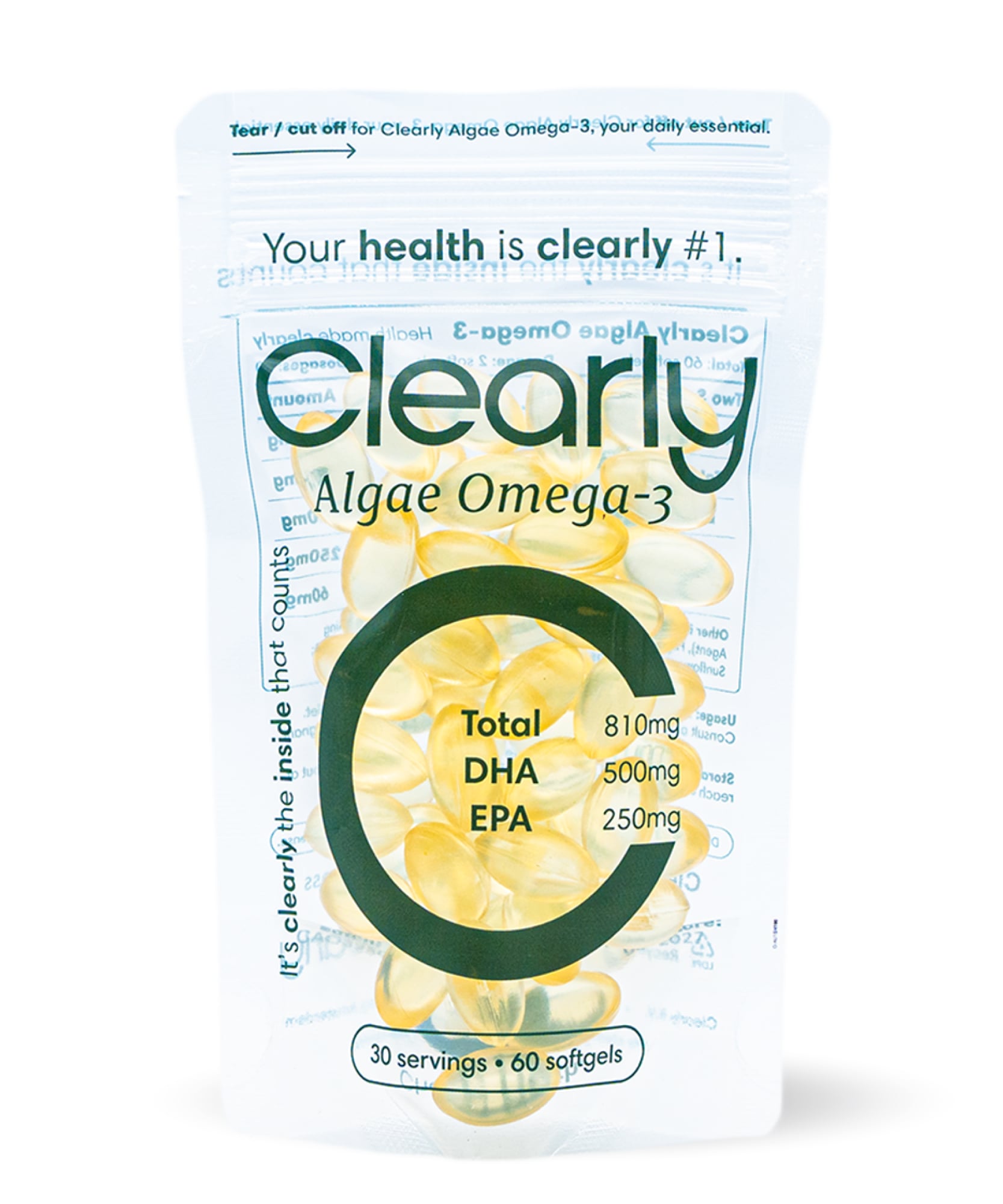 Algen Omega-3 Plantaardig – Algen DHA & EPA voor Hart, Hersenen & Ogen ...