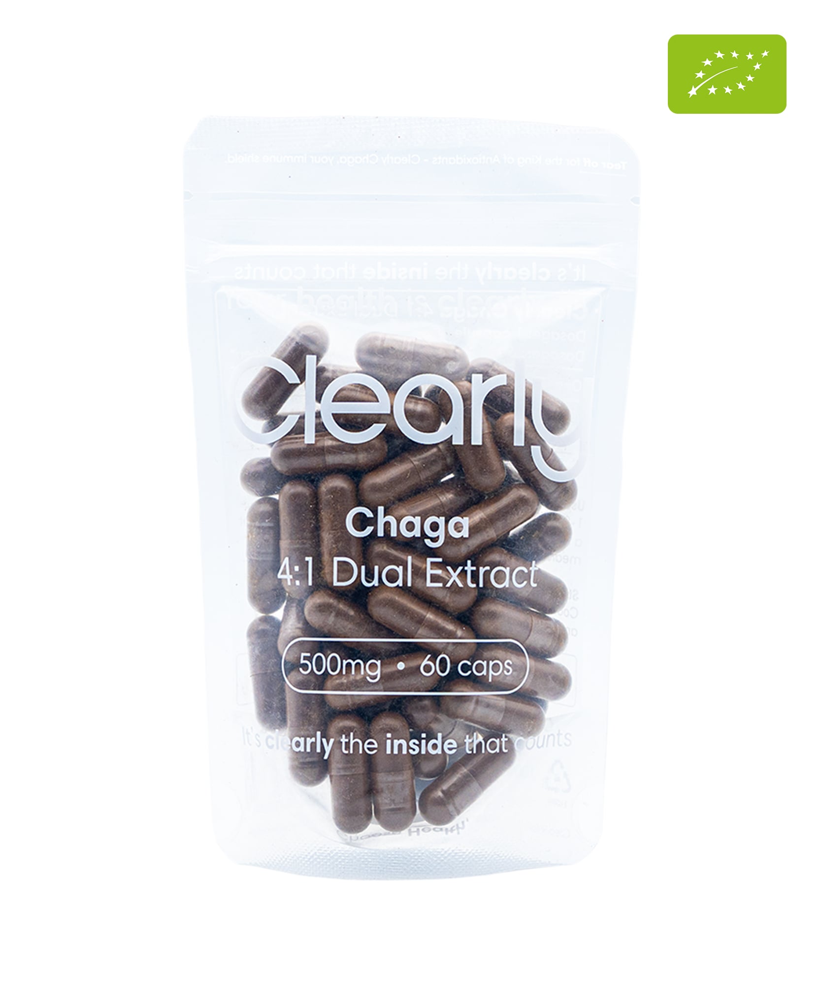 Chaga Mushroom Extract – Immune & Antioxidant Support | Clearly